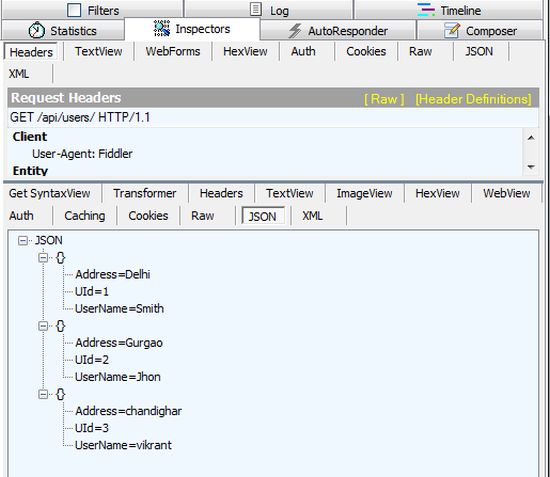 Crud Operations In Asp Web Api Using Fiddler Tool